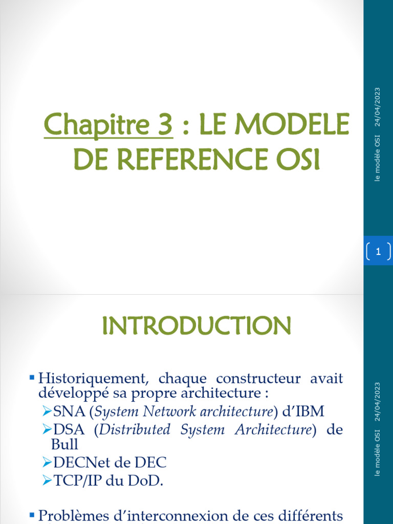 Comprendre le modèle de référence OSI | PDF | Modèle OSI ...