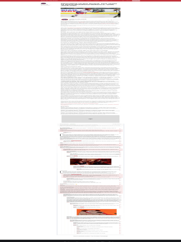 Changing of The Guard: The State of The Canadiens Defence, With Jack ...