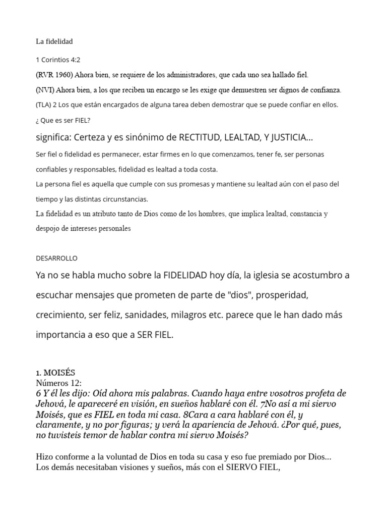 La Fidelidad Del Siervo | PDF | Abrahán | Pablo el apóstol