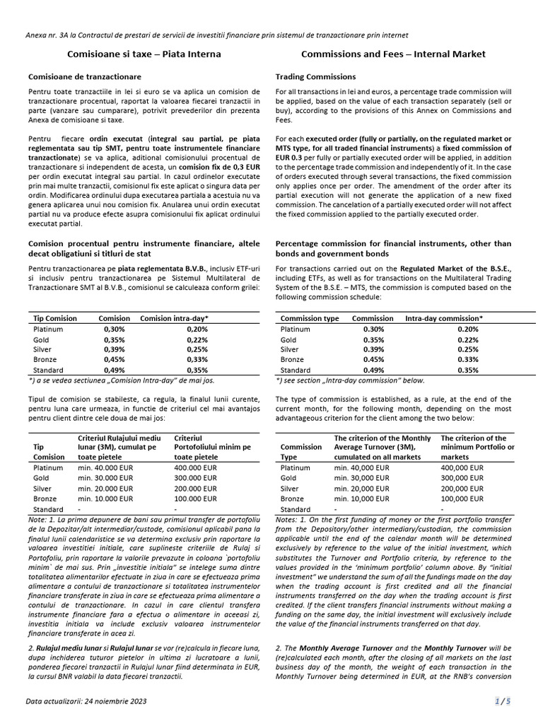 Anexa Taxe Si Comisioane UNIF | PDF | Taxes | Value Added Tax