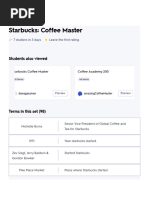 Starbucks Training Guide | PDF