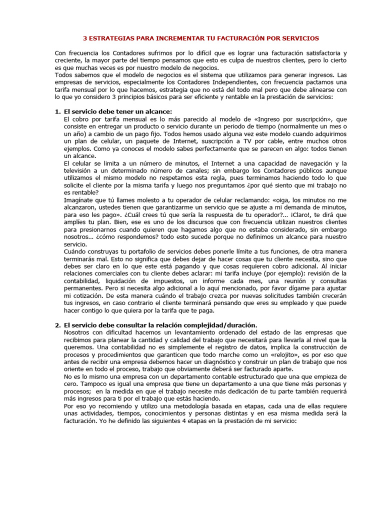 Estrategias para Aumentar Ingresos Contables | PDF | Contabilidad ...