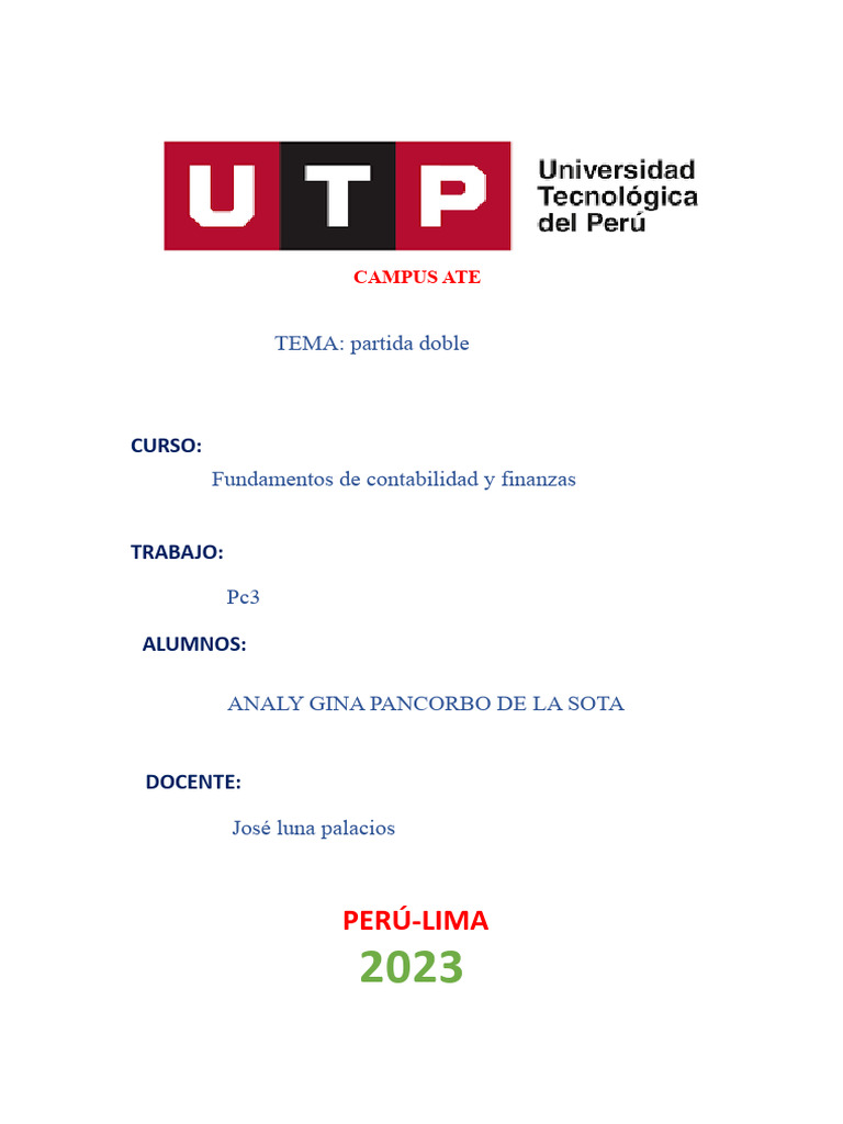 Fundamentos pc3 | PDF