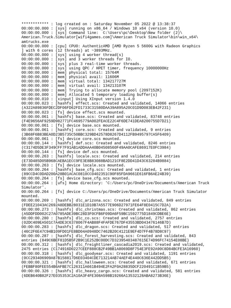 Game Log | Download Free PDF | Thread (Computing) | Cache (Computing)
