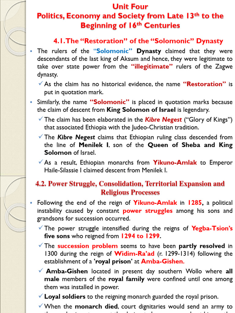 Hist 4 | Download Free PDF | Ethiopia