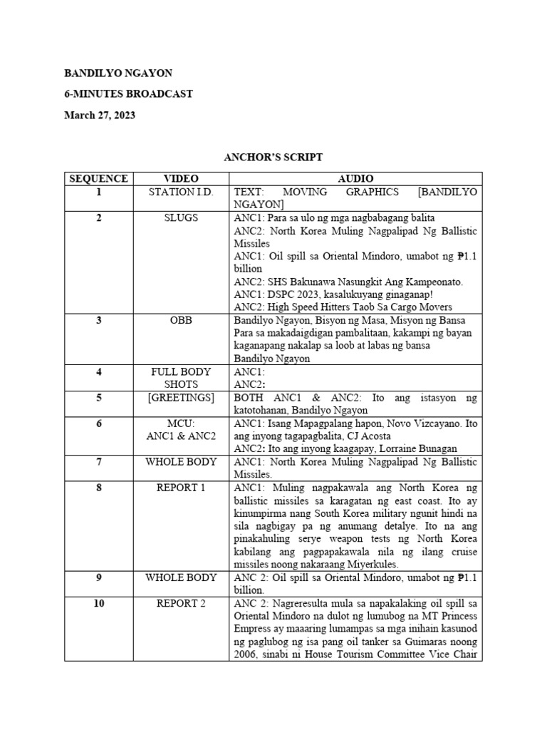 Bandilyo Ngayon | PDF