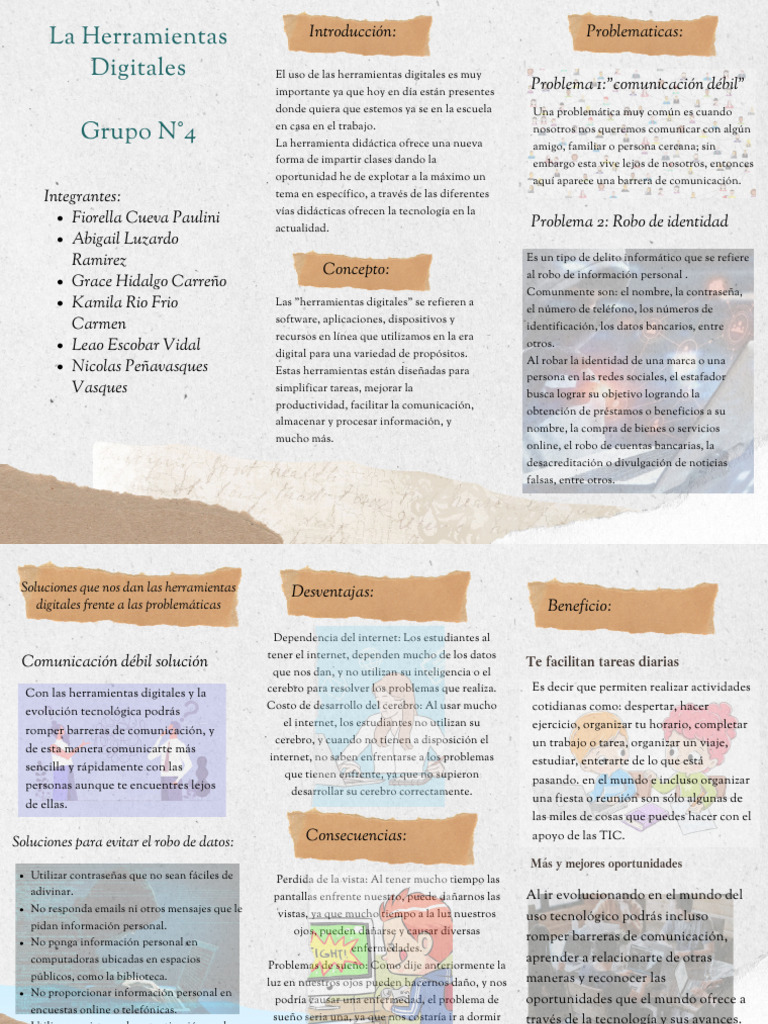 La Herramienta Digitales Trípticos (Terminado) | PDF | Internet | Información