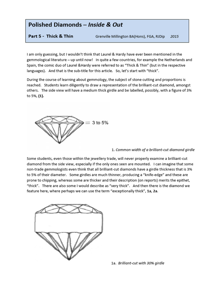Diamonds 6 - Surface Damage | PDF | Native Element Minerals | Gemstone