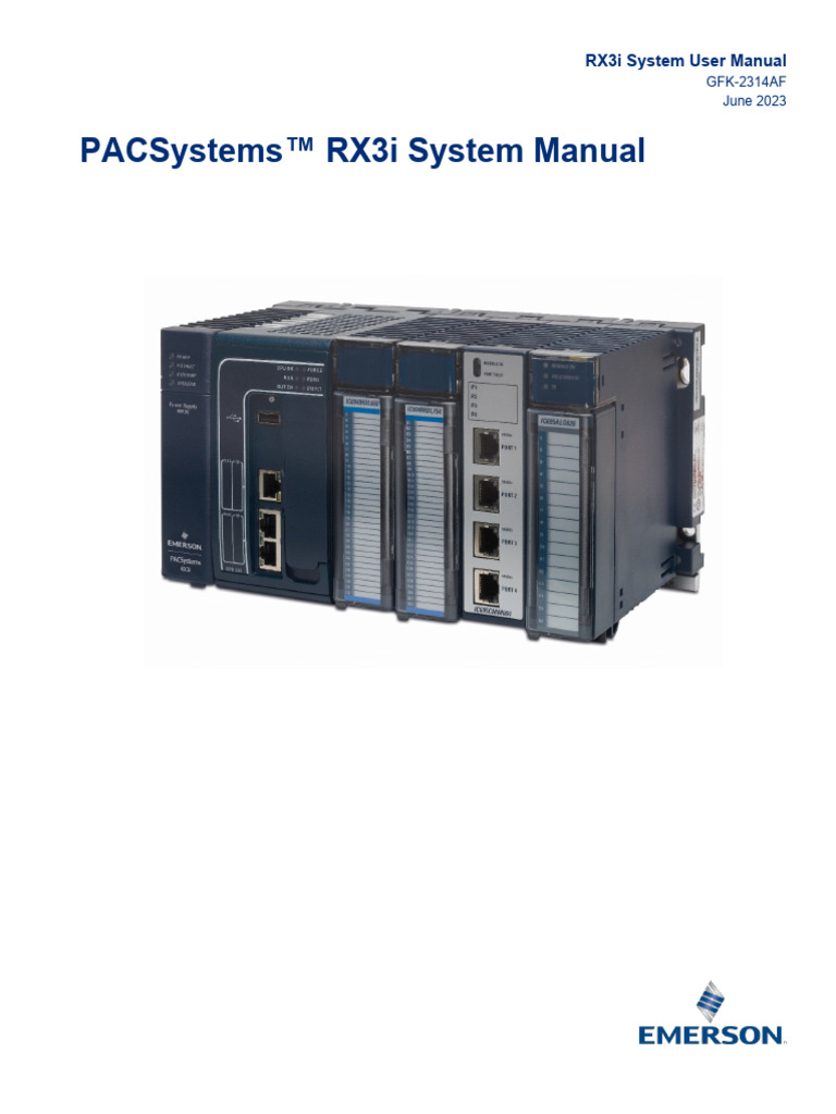 GFK-2314AF RX3i SystemManual | PDF | Power Supply | Programmable Logic Controller