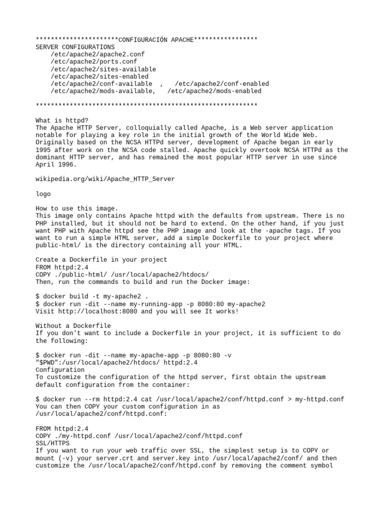 Docker | PDF | Web Server | Internet & Web