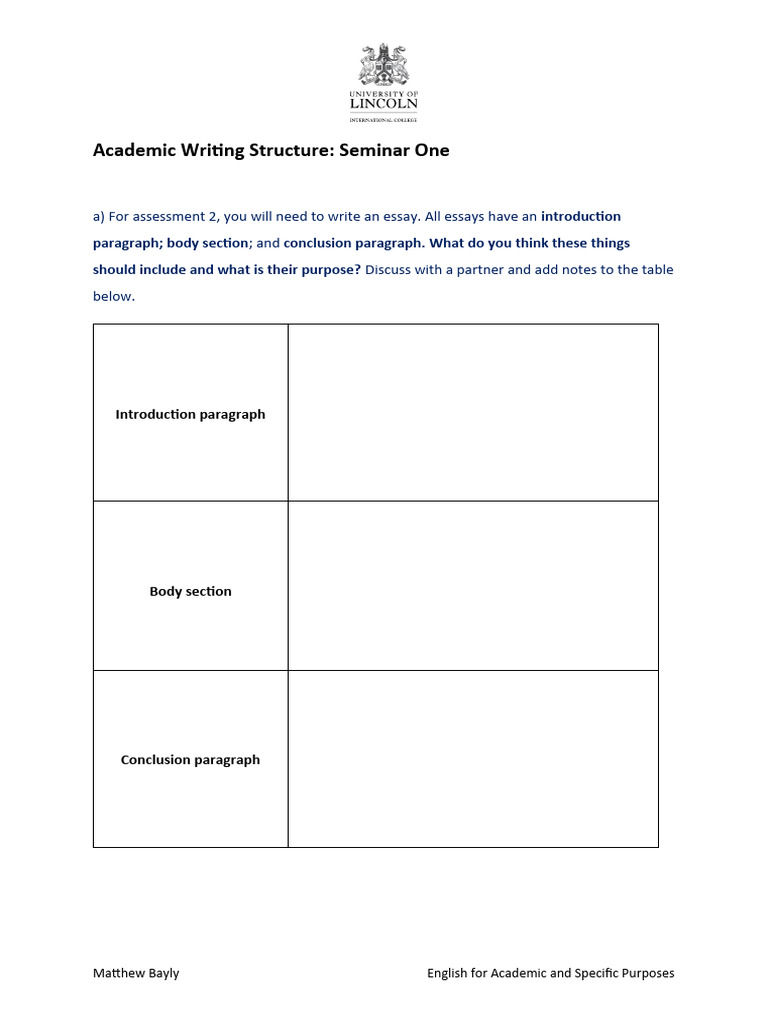 Academic Writing Structure s1 | PDF | Banks | Online Banking