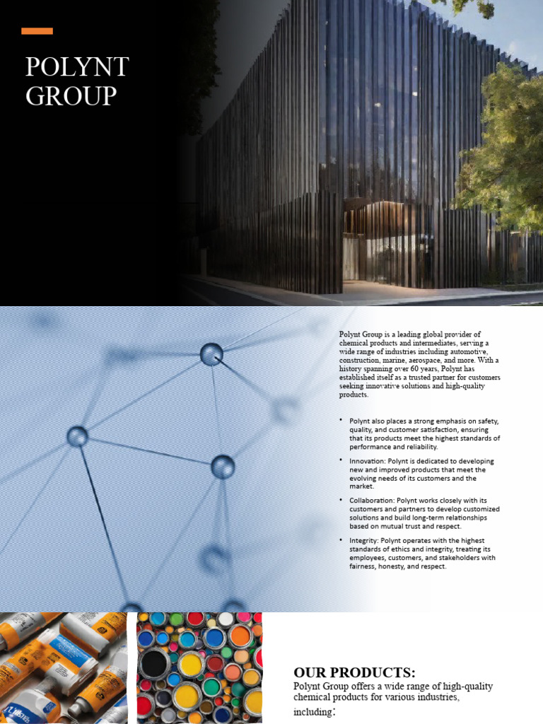 Polynt Group: Innovation and Sustainability | PDF