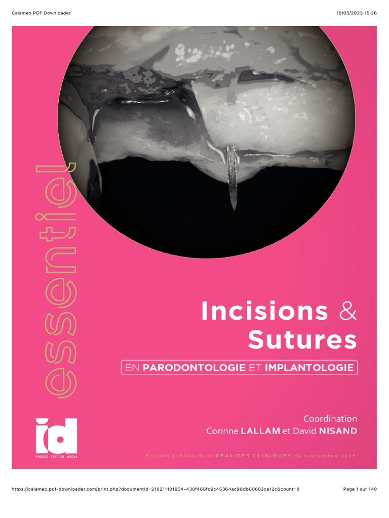 Incision Et Sutures ID | PDF