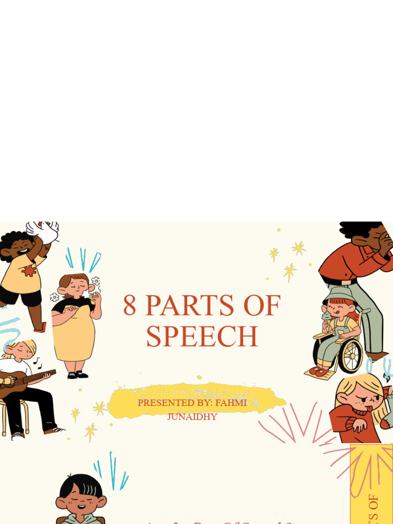 8 Parts of Speech | PDF
