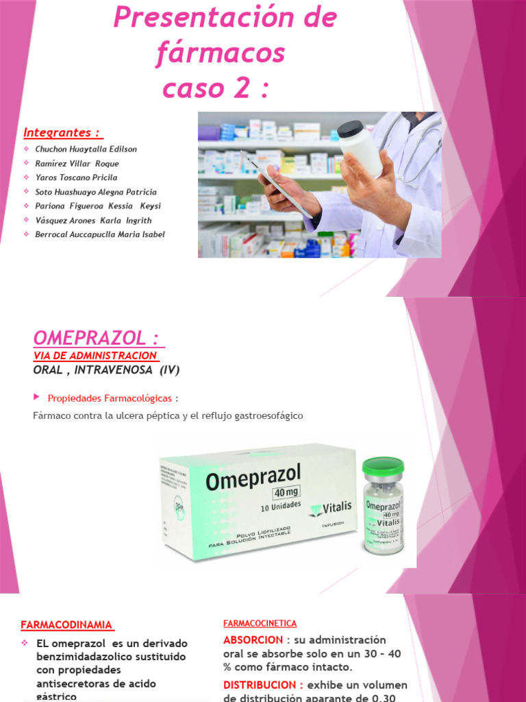 Presentacion de Farmacos.. | PDF | Enfermedades y trastornos | Medicina CLINICA