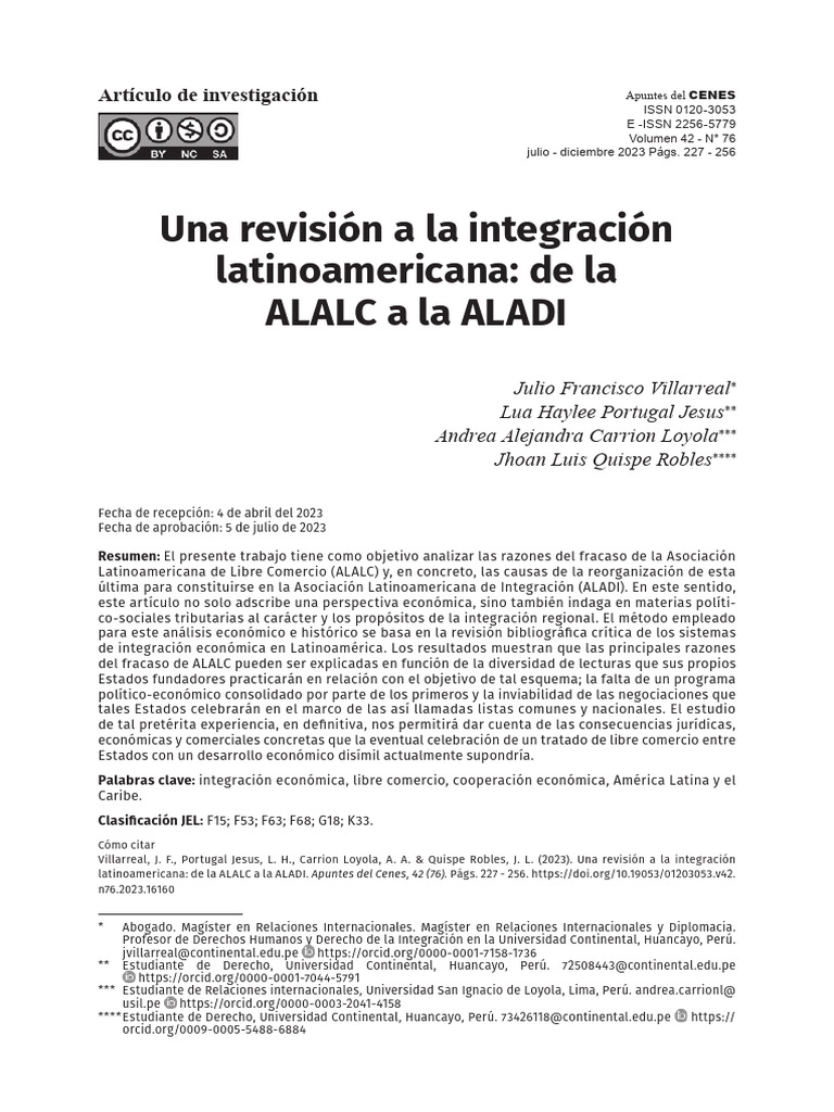 ALALC | PDF | America latina | Comercio