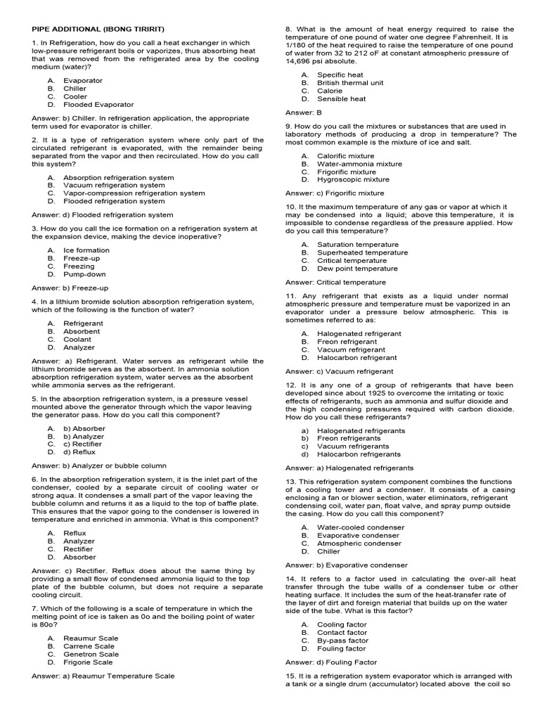Ibong Tiririt | PDF | Heat Exchanger | Heat Transfer