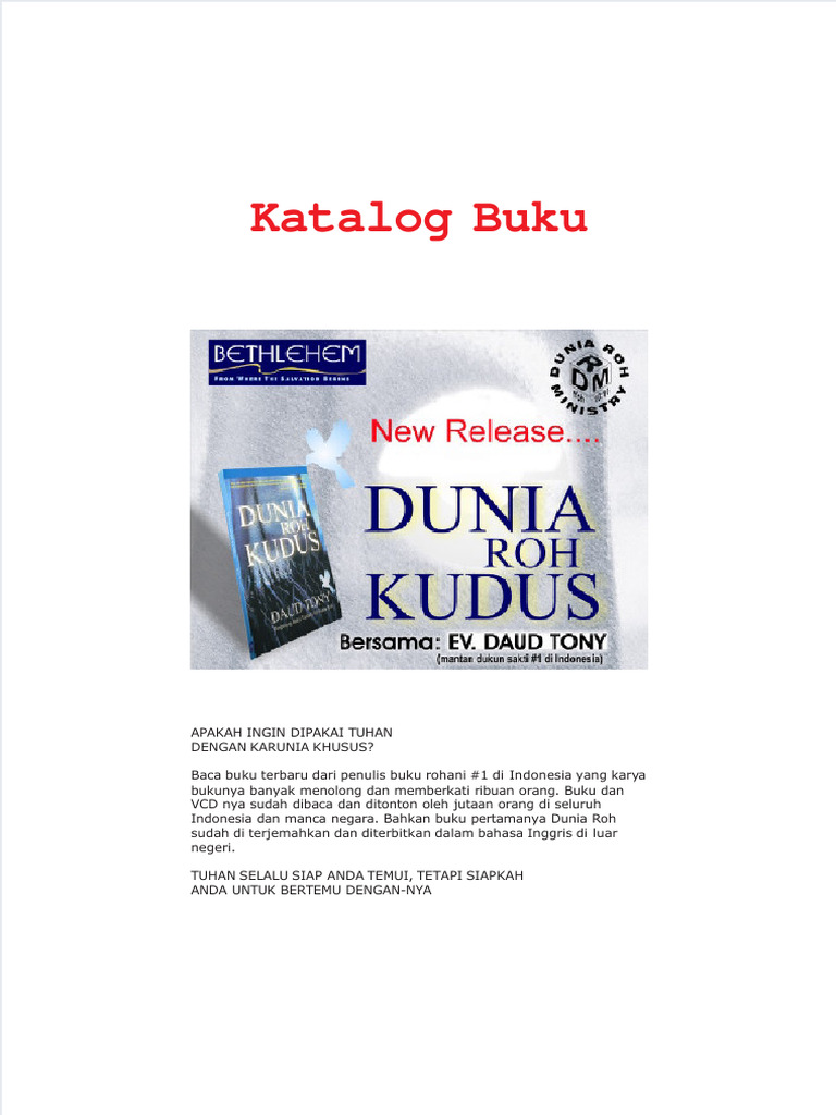 Katalog Buku-Buku Daud Tony | PDF | Filsafat