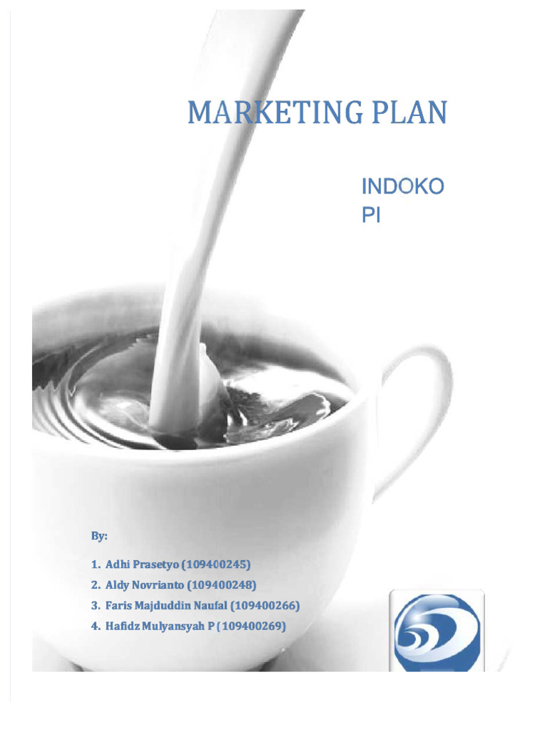 PDF Contoh Marketing Plan Kelompok Indokopi Imt Mbti F 09 - Compress | PDF