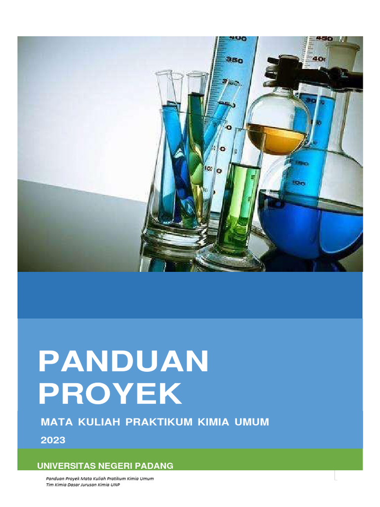 Panduan Proyek Praktikum Kimia umum-PjBL - 2023 | PDF