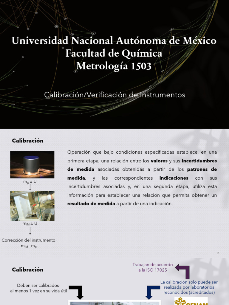 Calibración y Verificación de Instrumentos | PDF | Calibración | Metrología