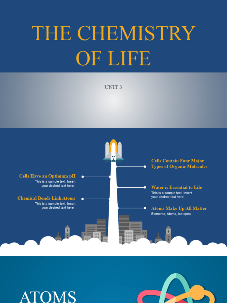 Lesson 3 The Chemistry of Life | PDF | Chemical Bond | Chemical Elements