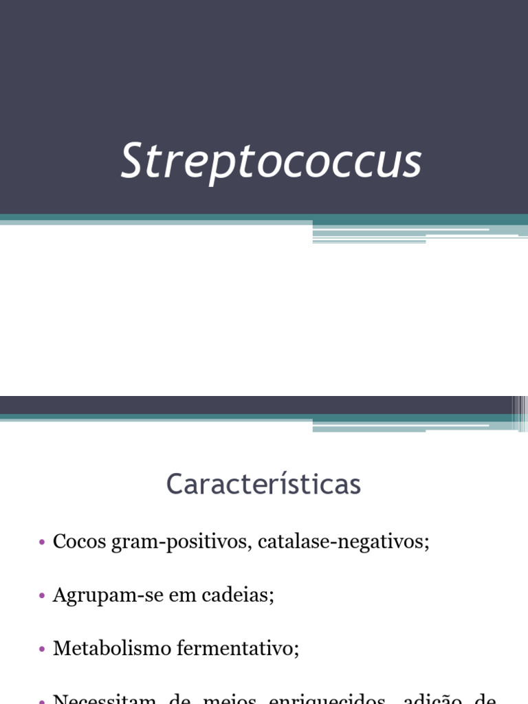 Streptococcus | Download grátis PDF | Citocina | Estreptococos