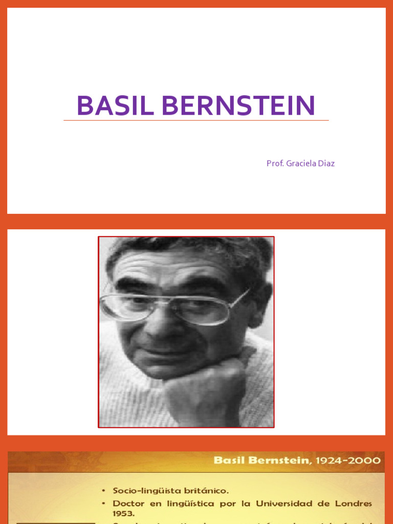 Basil Bernstein | PDF | Lingüística | Familia