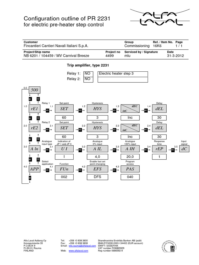 PR 2231 Trip Amplifier Configuration Guide | PDF | Electrical ...