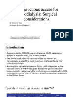 AV Fistula Physical Examination Guide | PDF | Vein | Nephrology