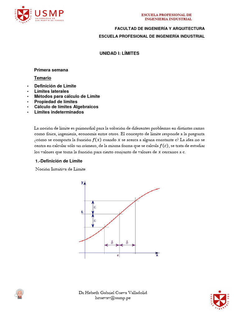 Material Complementario Semana 1 | PDF | Límite (Matemáticas) | Función (Matemáticas)