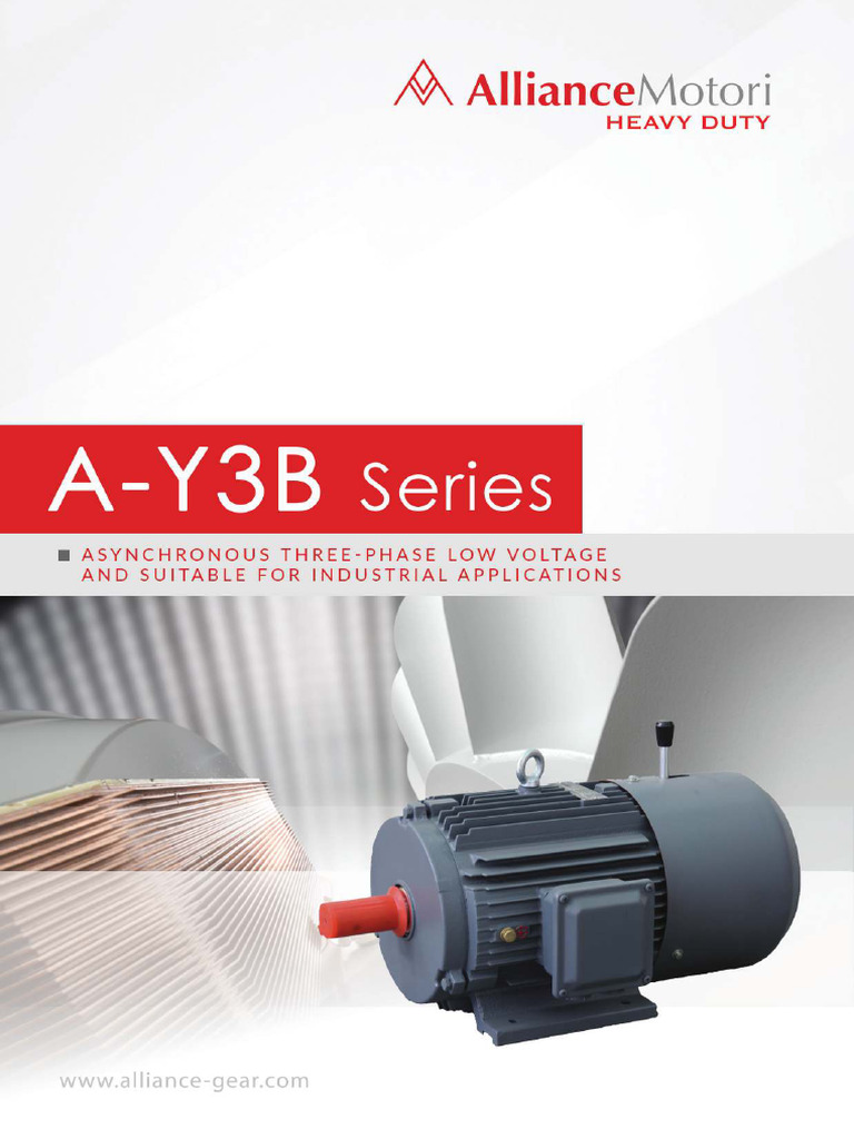 Alliance Motori Heavy-Duty - Type A-Y3B Series (Watermark) - 150CMP | PDF