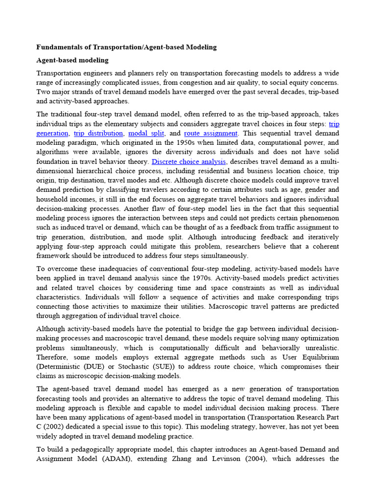 Agent-Based Modeling | PDF | Agent Based Model