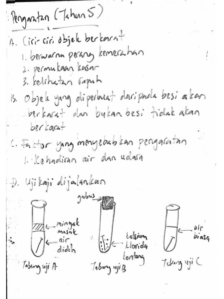 Nota Pengaratan Tahun 5 | PDF