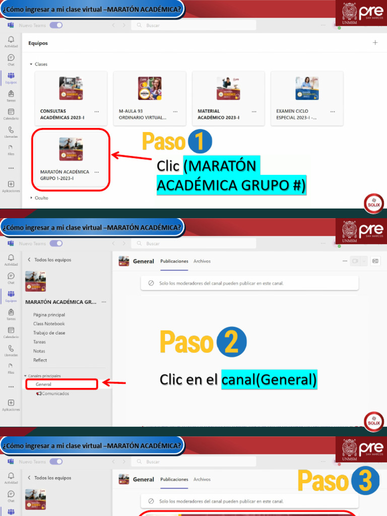 42.-ESTUDIANTE-Ingresar A Mi Clase Virtual - MARATÓN ACADÉMICA-Microsoft Teams-2023 (CEP | PDF