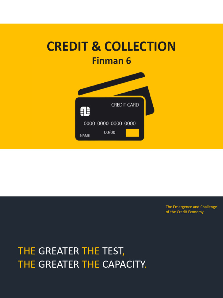 Credit and Collection Week 3 | PDF | Credit | Finance & Money Management