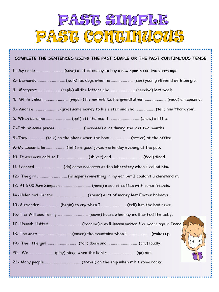 Unit 3 II Past Simple Vs Past Continuous Key | PDF