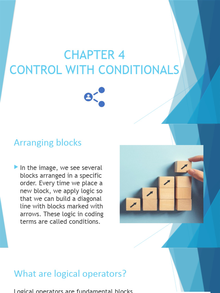 ch4. Control With Conditionals | PDF | Logic | Truth