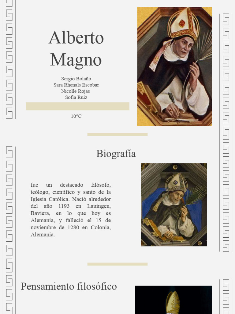 Alberto Magno: Filosofía y Aportes | PDF | Religión y espiritualidad