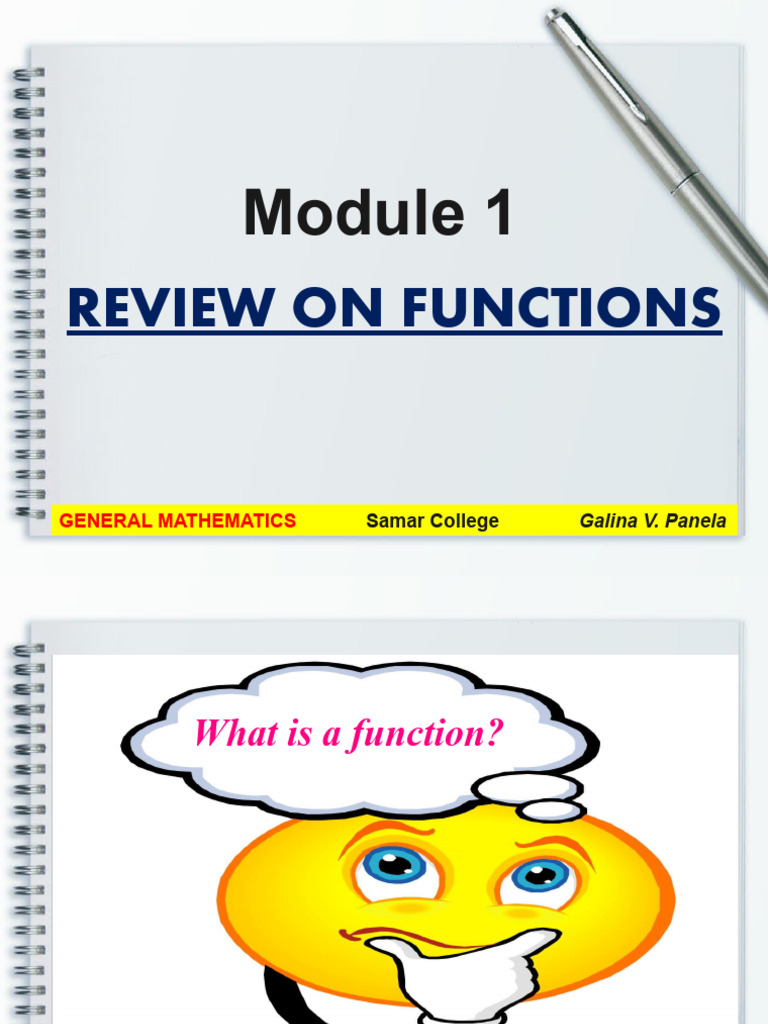 Functions in Grade 11 Mathematics | PDF | Function (Mathematics) | Set ...