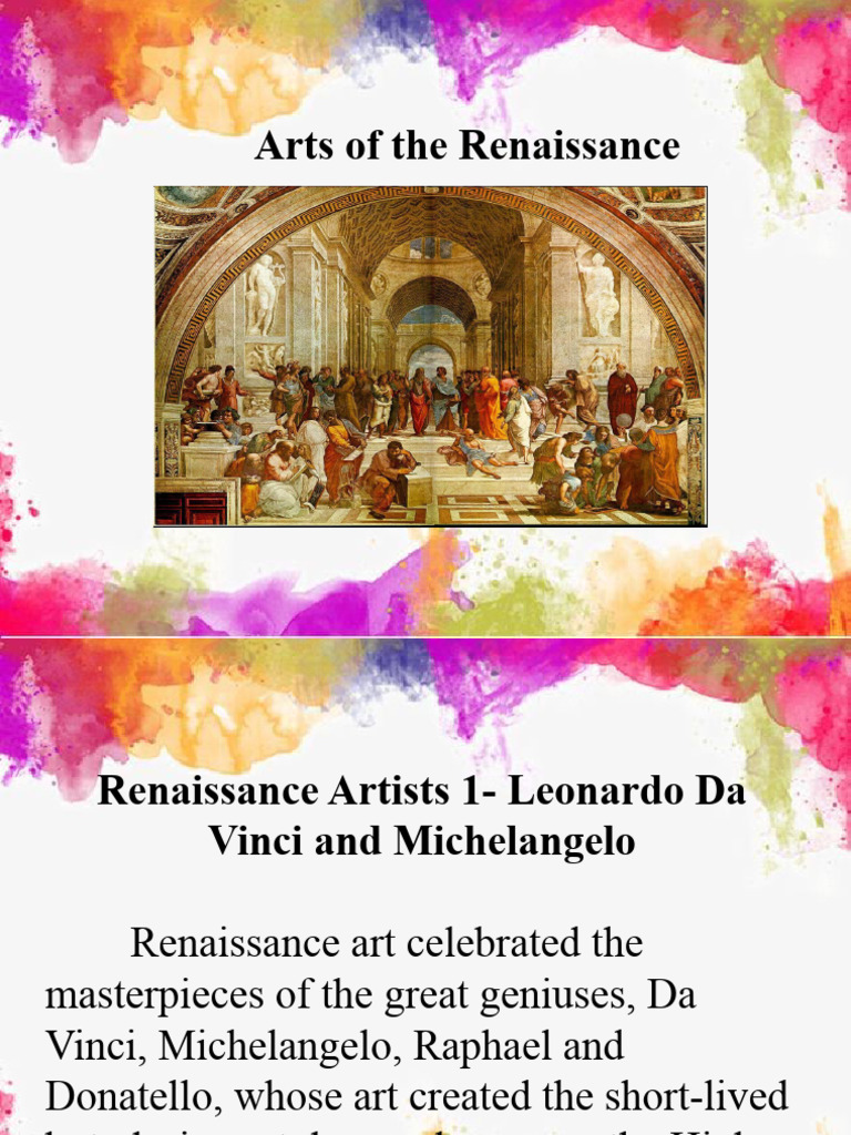 Mapeh Art 9 | PDF | Michelangelo | Leonardo Da Vinci