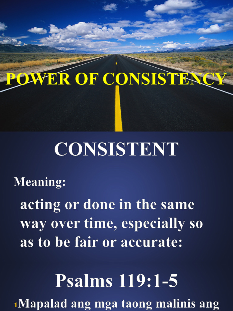 Power of Consistency | PDF