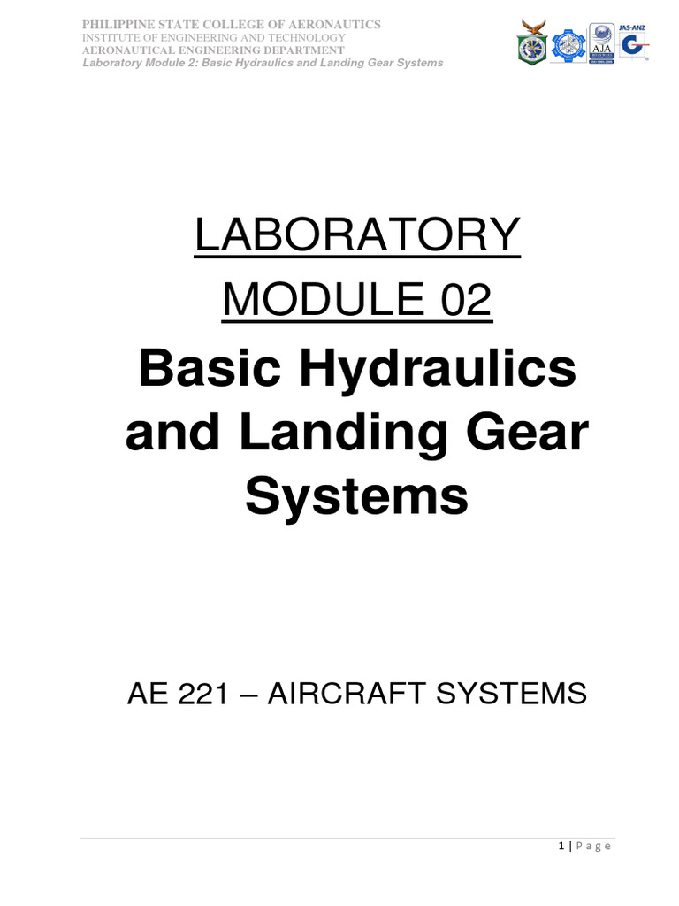 Laboratory Module 2 - Basic Hydraulics and Landing Gear Systems | PDF ...