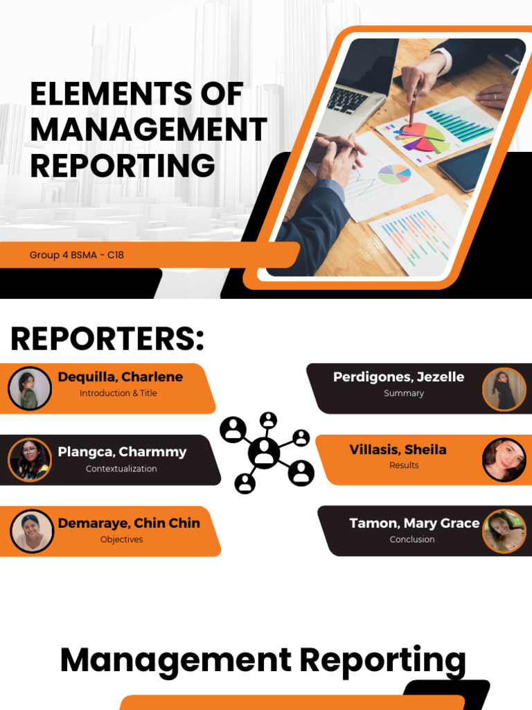 C18 - Group 4 - Elements of Management Reporting | PDF | Goal ...