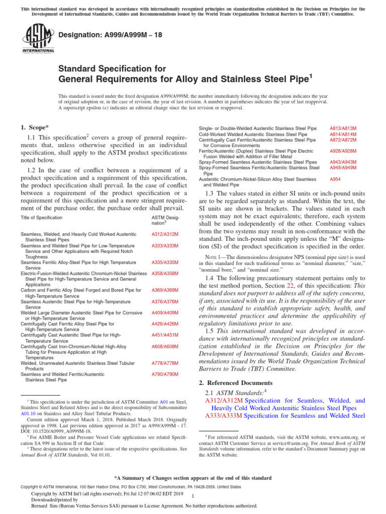 Astm A6 (2005) | PDF | Pipe (Fluid Conveyance) | Stainless Steel