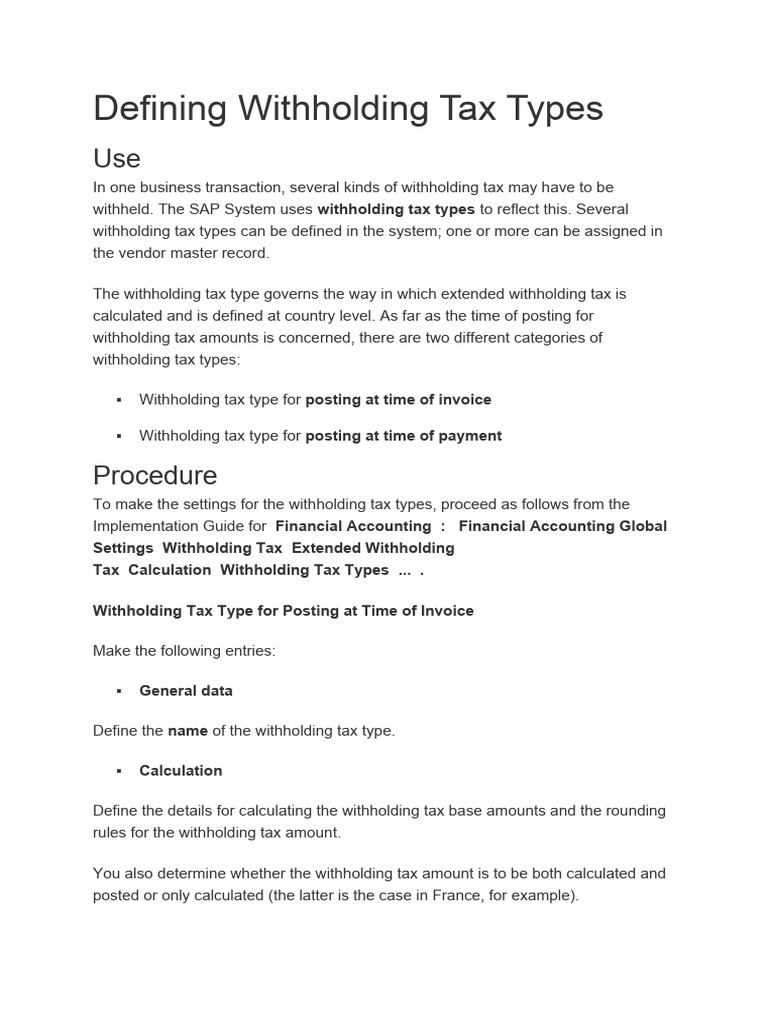 Withholding of Taxes | PDF | Taxes | Invoice