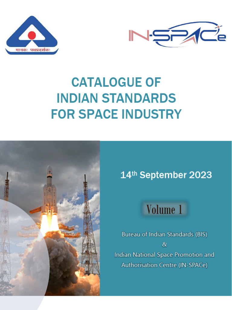 Catalogue-Indian Standards For Space Industry-1 | PDF | Quality Assurance | Verification And ...