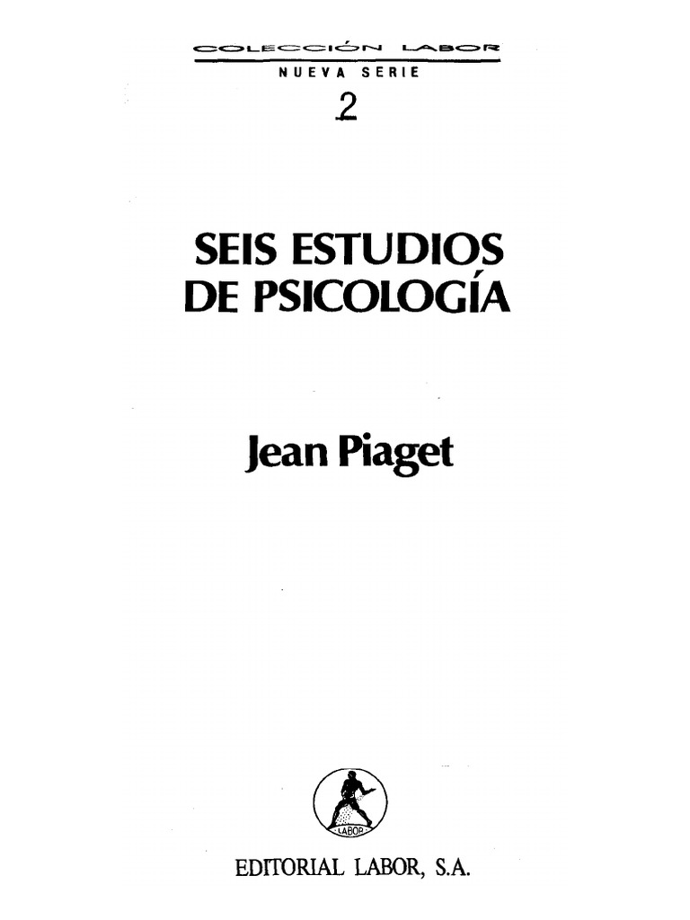 Piaget 1971 El Desarrollo Mental Del Nino | PDF | Mente | Pensamiento