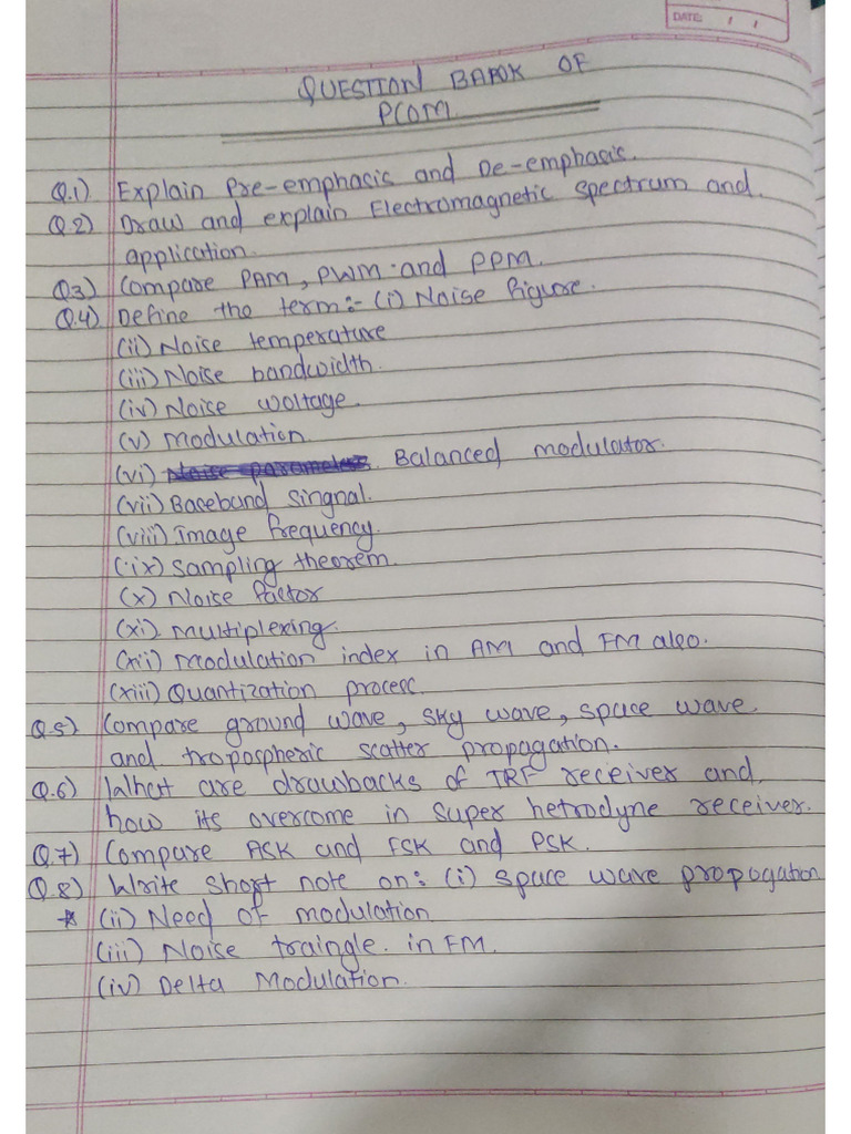 Pcom Questions Bank by Musa | PDF