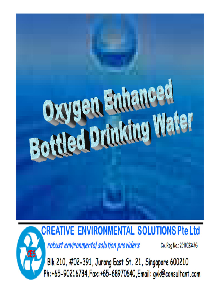 Enhanced Bottled O2 Water | PDF | Water | Purified Water
